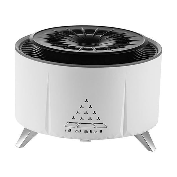 Simulation Flame Mist Humidifier Mist Air Humidifier 350ml Water Tank ...