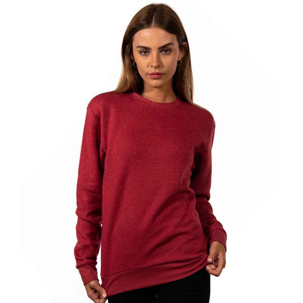 Next Level - Jersey PCH para Adultos Unisex (Rojo Cardenal Jaspeado ...