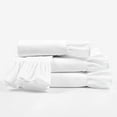 Lush Decor Solid Print Polyester Sheet Sets, Full, White, 6-Pieces ...