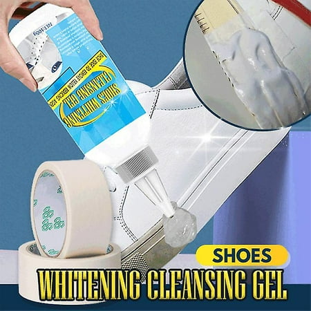 Shoes Whitening Cleansing Gel Shoe Fast Acting Cleaner Foaming Stain ...