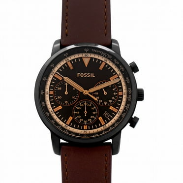 Fossil Men's Machine Chronograph, Brown-Tone Stainless Steel Watch ...