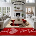 5x8 Area Rugs for Living Room, Valentine's Day Non Slip Area Rugs for ...