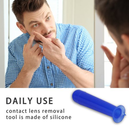 Contact Lens Suction Stick Silicone Integrated Hollow Shaping Wearing ...