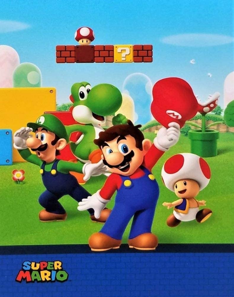 Super Mario Brothers Silky Soft Throw 40" x 50" | Walmart Canada