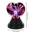 5.7 Inch Plasma Ball Lamp,Heart Shape Touch and Sound Sensitive ...