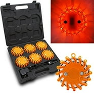 Lizard Flare Pack of 6, 360° LED Safety Flare for Car Roadside Hazard ...