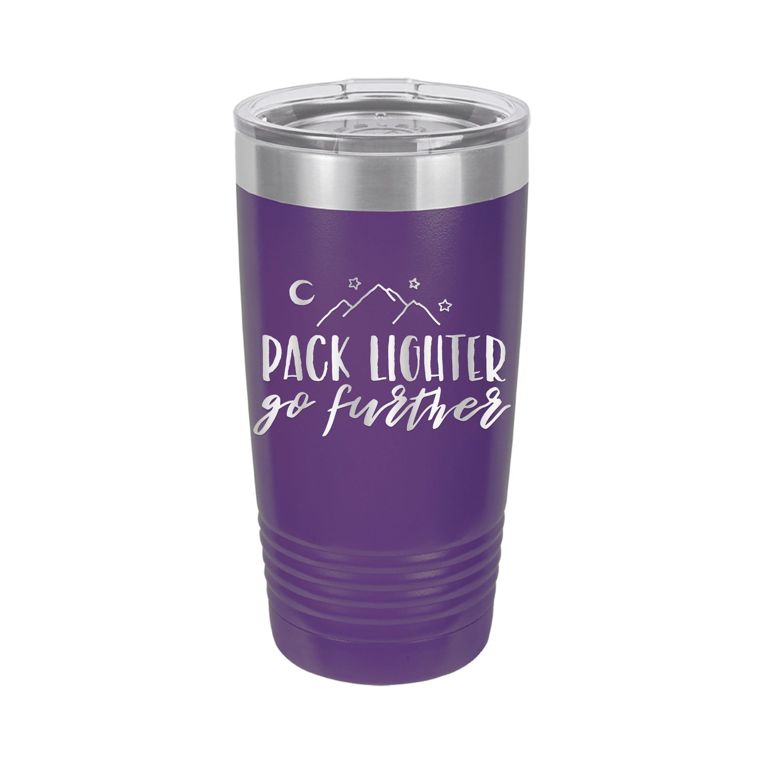 Pack Lighter Go Further - Engraved 20 oz Tumbler Mug Cup Unique Funny ...
