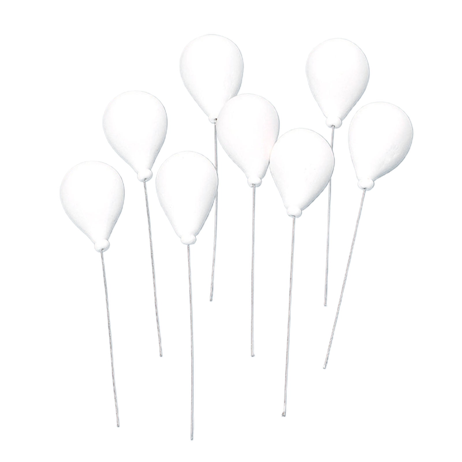 Multicolored Balloon Cluster Cake & Cupcake Topper, Reusable Plastic ...