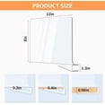 12 Pack Clear Acrylic Shelf Dividers, Multi-use Organizers for Closet ...