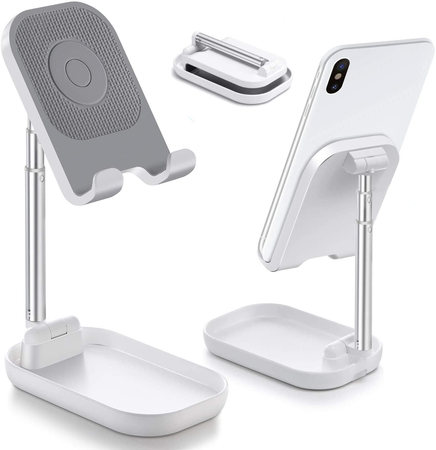 Cell Phone Stand, Adjustable Angle Height Desk Phone Holder, Tablet ...