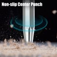 BESTYASH 2Pcs High Carbon Steel Non Slip Center Punch Set for Metal ...