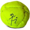 DirtBag Classic Footbag - Blue & Black Suede Hacky Sack - Slow Speed ...