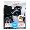 EV Charger Extension Cable 40 Amp 21ft J1772 Level 1/2 Cord - Walmart.com