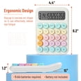 Pink 12-Digit Mechanical Calculator with Large Buttons - Walmart.com