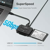 UNITEK USB 3.0 to IDE/SATA HDD/SSD Adapter Kit with One Touch Backup ...
