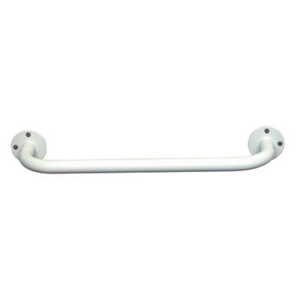18 Inch White Vinyl Coated Steel Grab Bar - Walmart.com - Walmart.com