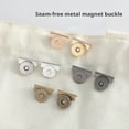 10 Pairs Magnetic Snaps for Fabric, Buttons Metal Seamless Magnetic ...