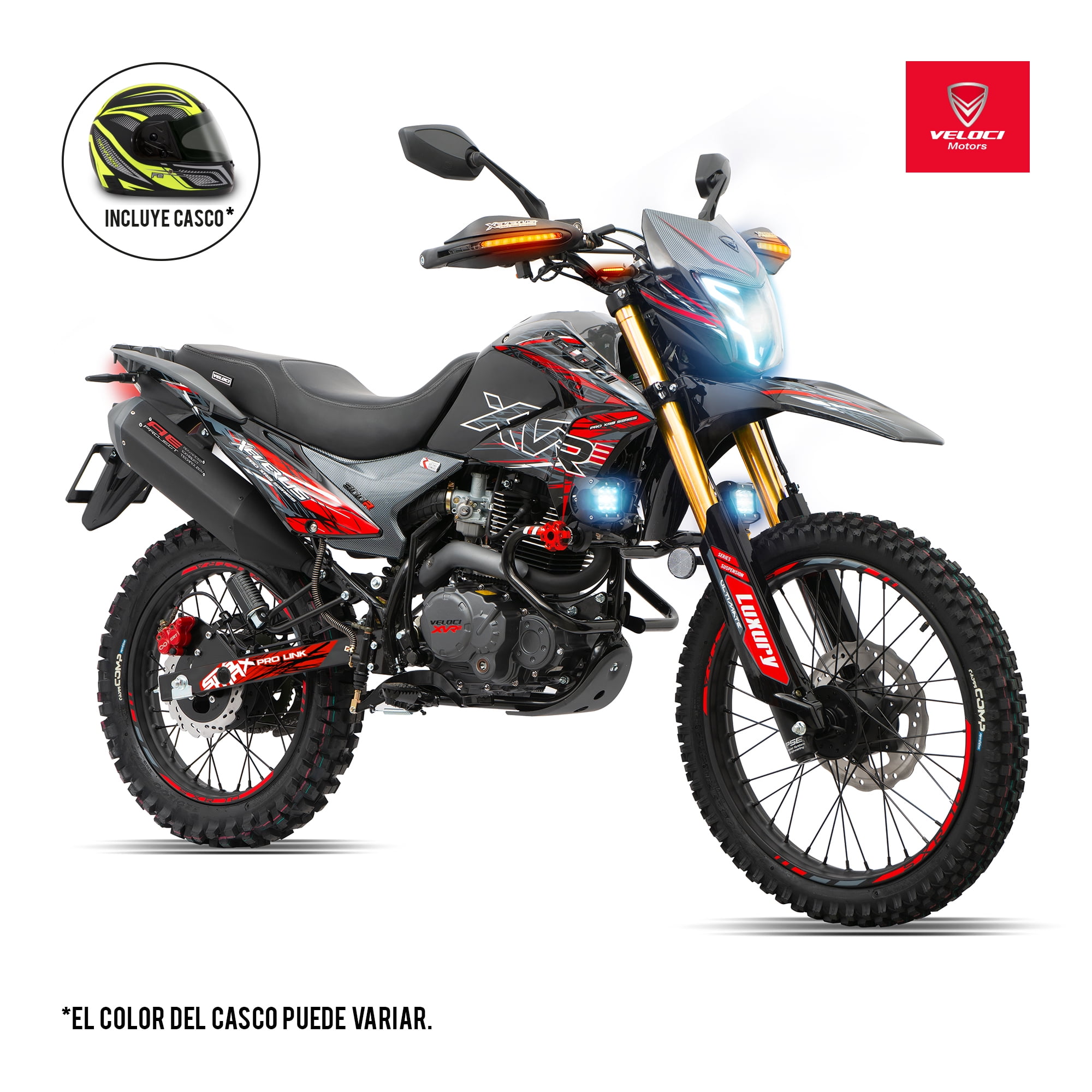 Motocicleta Veloci Xeverus Pro XR3 300cc 2025 Negro | Walmart en línea