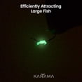 KANAMA Luminous Live Shrimp Hooks - High Carbon Steel Fishing Hooks ...