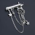 CEORPER Bling Star Tassel Hair Clip Love-Star Charm No Slip Metal Hair ...