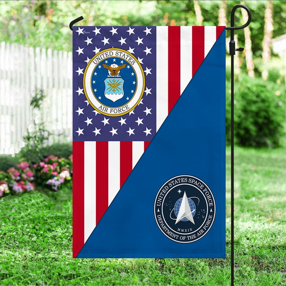 FLAGWIX American Flag - Air Force Space Force Flag USAF USSF American ...