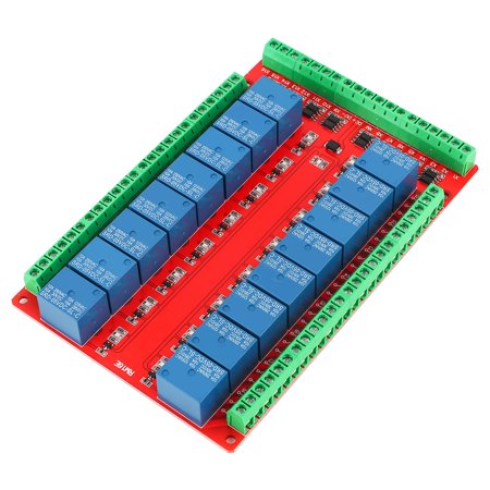 16 Channel Relay Module, High/Low Level Trigger Relay Board 16 Channel ...