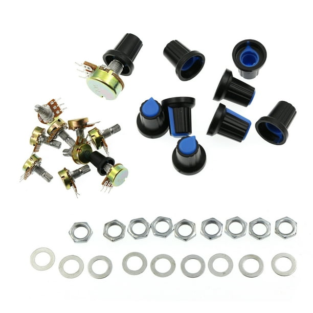 Youkk 9 Pieces Rotary Knurled Shaft Practical Simple Operation ...