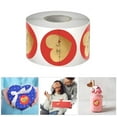 500Pcs Love Heart Sticker Valentines Day Heart Sticker Wrapping Labels ...