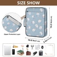 ALAZA Watercolor Baseballs Pattern Expanding Accordion File Folder 3 ...