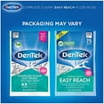Dentek Complete Clean Easy Reach Dental Floss Picks, Teeth Flavor, Advanced Fluoride, 75-Count ...