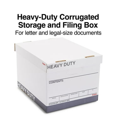 Business Source, BSN32450, Quick Setup Medium-Duty Storage Box, 12 ...