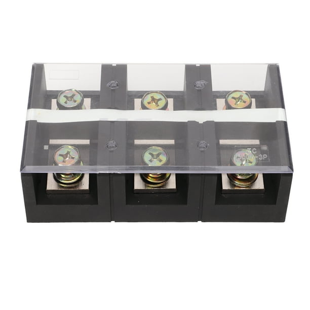 Wire Terminals Barrier Strips,300A TC Dual Rows Screw Clamp Terminal ...