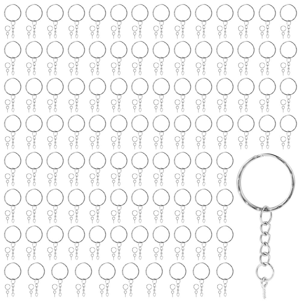 Click here for Amerteer 100pcs Keychain Rings Split Key Ring With... prices