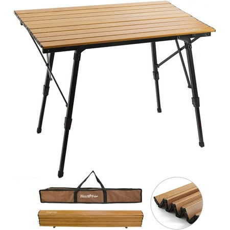 Large Portable Aluminum Folding Camping Table That Fold Up Lightweight ...