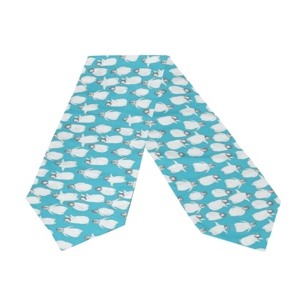 POPCreation Cute Penguin Table Runner 13x70 Inches Blue Table Top ...
