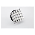 6 Inch Square Shower Drain Grid - Stainless Steel Floor Drain for ...
