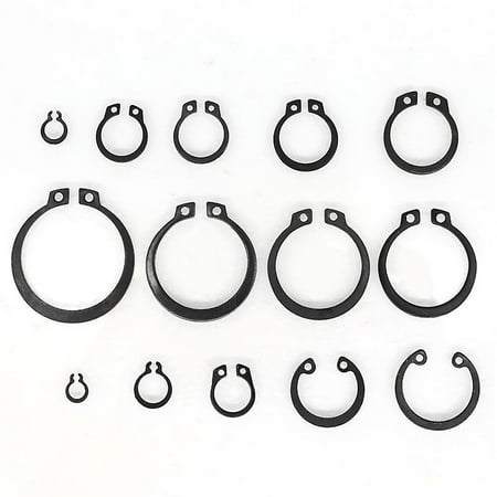 Surrme 300pcs Circlip Kit Assortment, Stainless Steel E-clip Circlips ...