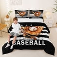 Castle Fairy Baseball Glove Bat Queen Comforter Set 3 Pieces, Vintage ...