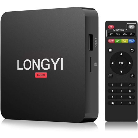 Android TV Box 10.0,LONGYI Android Box 2GB RAM 16GB ROM Allwinner H3 ...