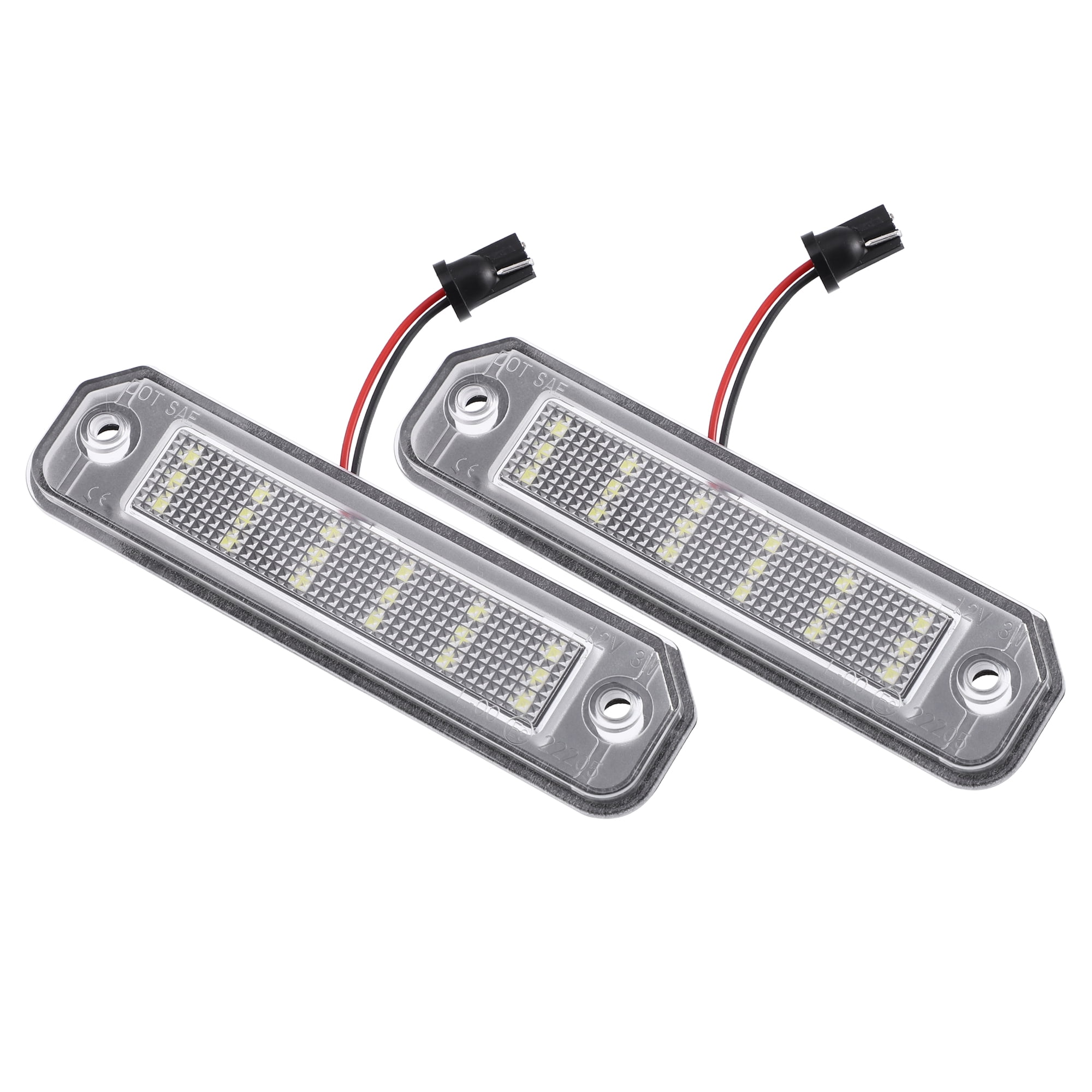 Click here for Unique Bargains 1 Pair 6000k White Led License Pla... prices