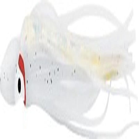 GIBBS Delta Tackle 4.5-Inch UV Pearl White Squid Bait Lures (5-Pack ...