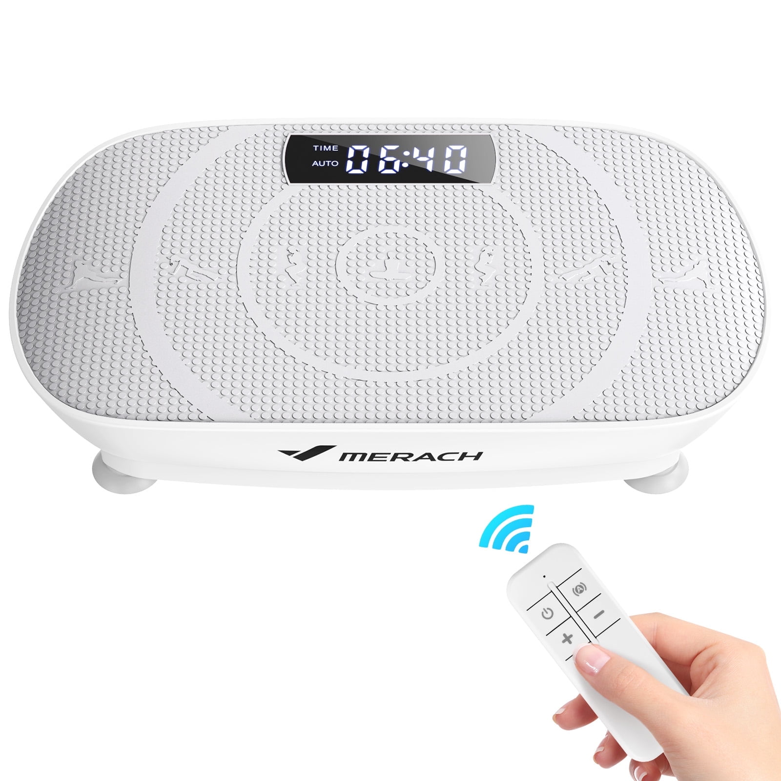 Merach Vibration Exercise Machine  Bluetooth Fitness Platform For Women & Men  Lymphatic Drainage  Weight Loss  Full Body Workout Home Gym Equipment 