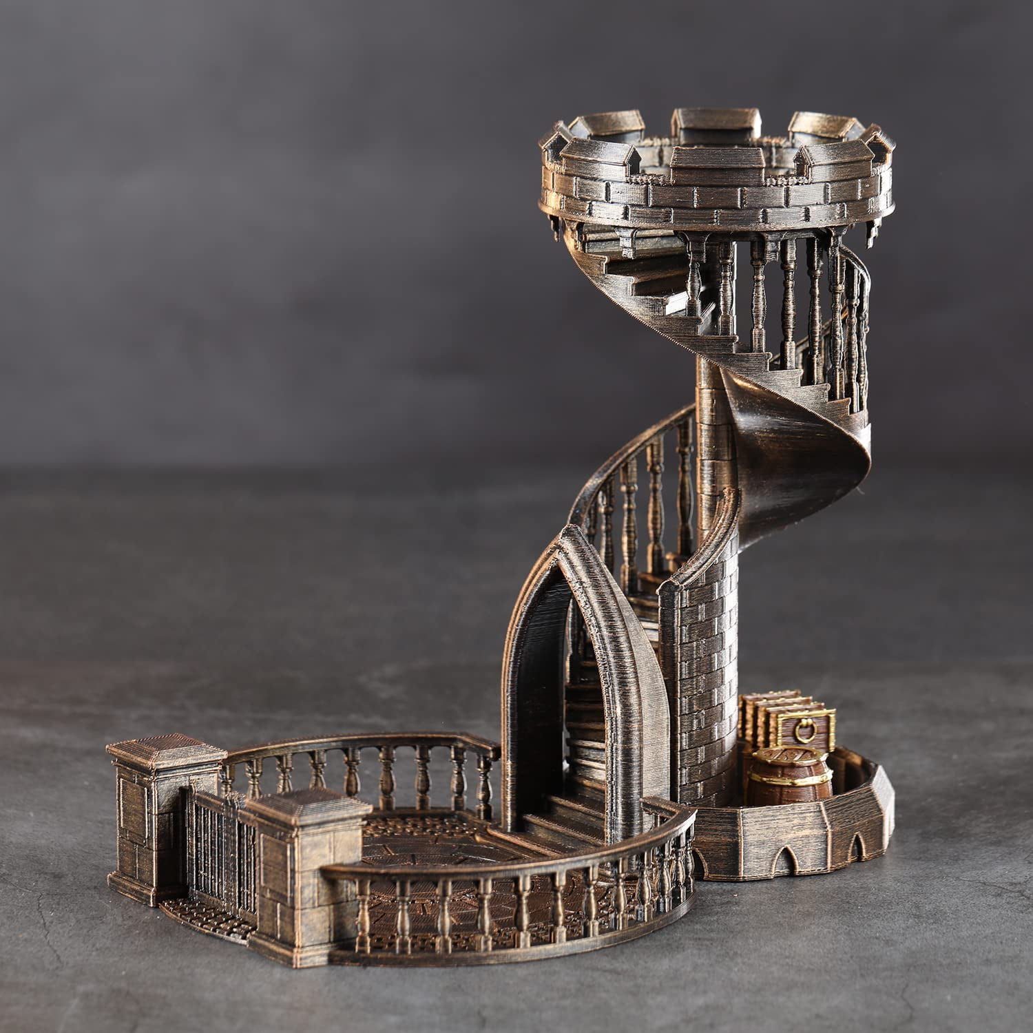 Click here for Auspdice Dice Rolling Tower And Tray Retro Castle... prices