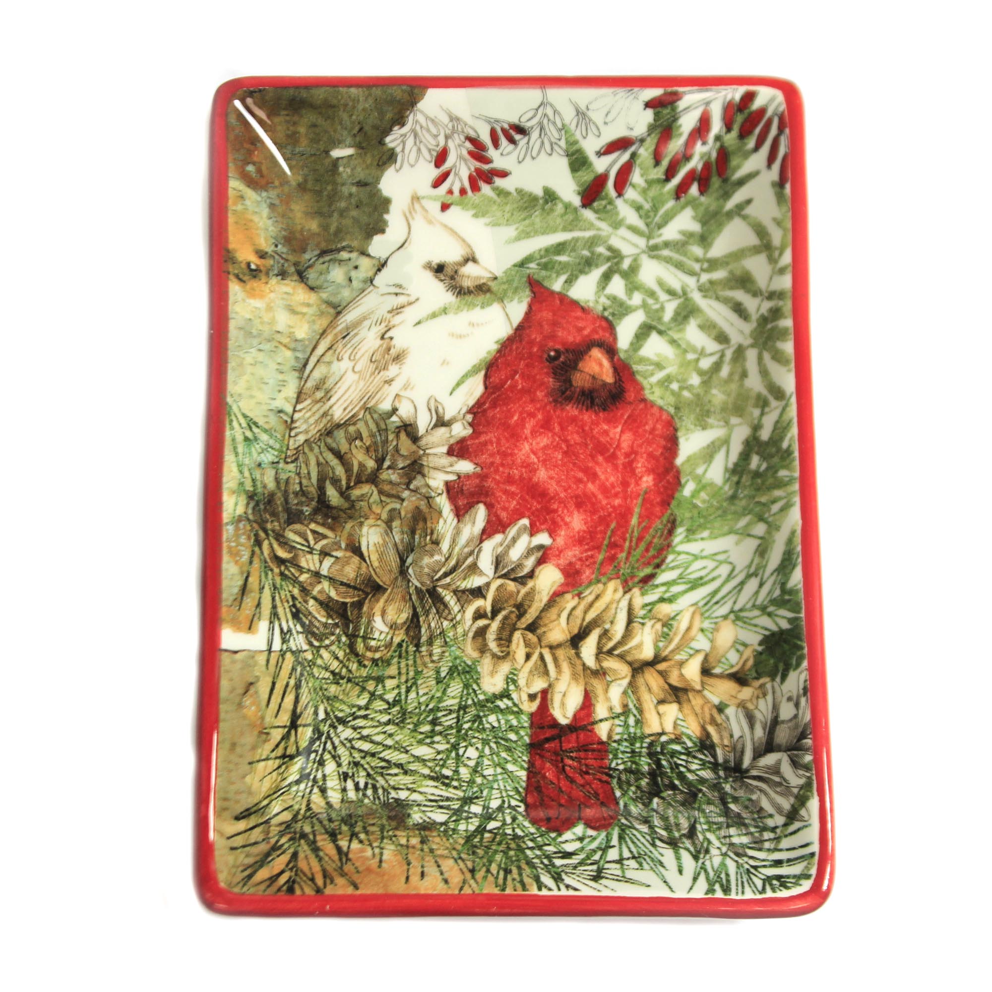 Tabletop Cardinal Spoon Rest Ceramic Christmas Kitchen Red Bird 9994698 ...
