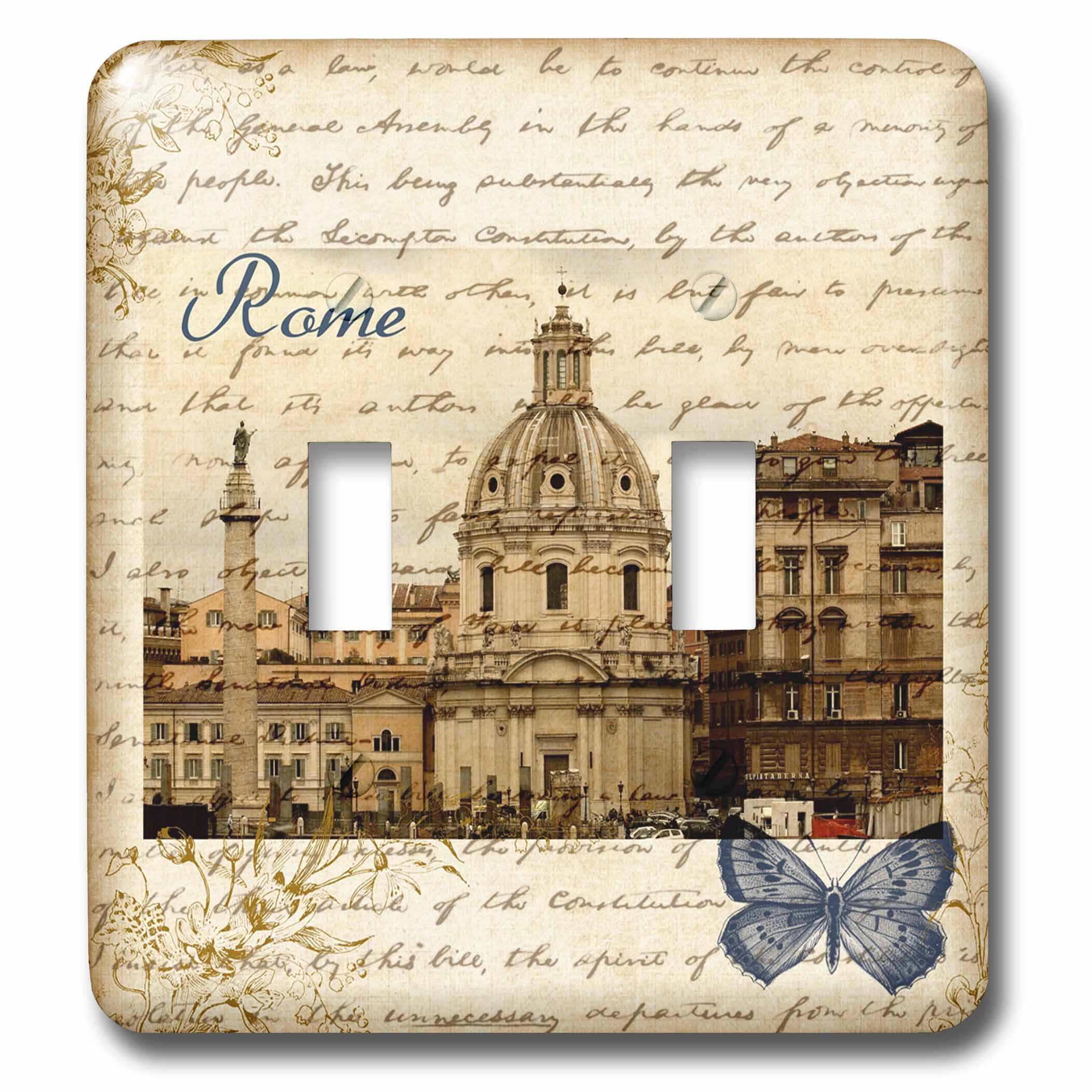 Rome, Italy vintage double toggle switch lsp-178934-2 - Walmart.com