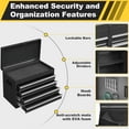 Polar Aurora 5-Drawer Metal Tool Chest, Rolling Cabinet, Lock Wheels ...