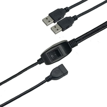 Seadream USB Splitter Cable, USB Y Cable USB 2.0 1 Female to 2 Male Y ...