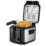 Aroma SmartFry XL 4-Quart Digital Deep Fryer, Stainless Steel - Walmart.com