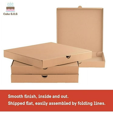 Spec101 Kraft Mini Pizza Boxes, 5 Inch, 10-Pack Bulk Packaging Paper ...