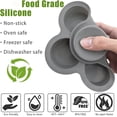 Silicone Egg Bite Molds - 4 Cups Air Fryer Egg Mold, Silicone Egg Molds ...
